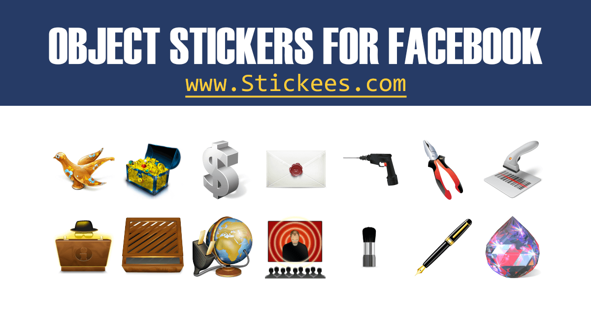 Object Stickers for Facebook Timeline, Chat & Email | Stickees.com